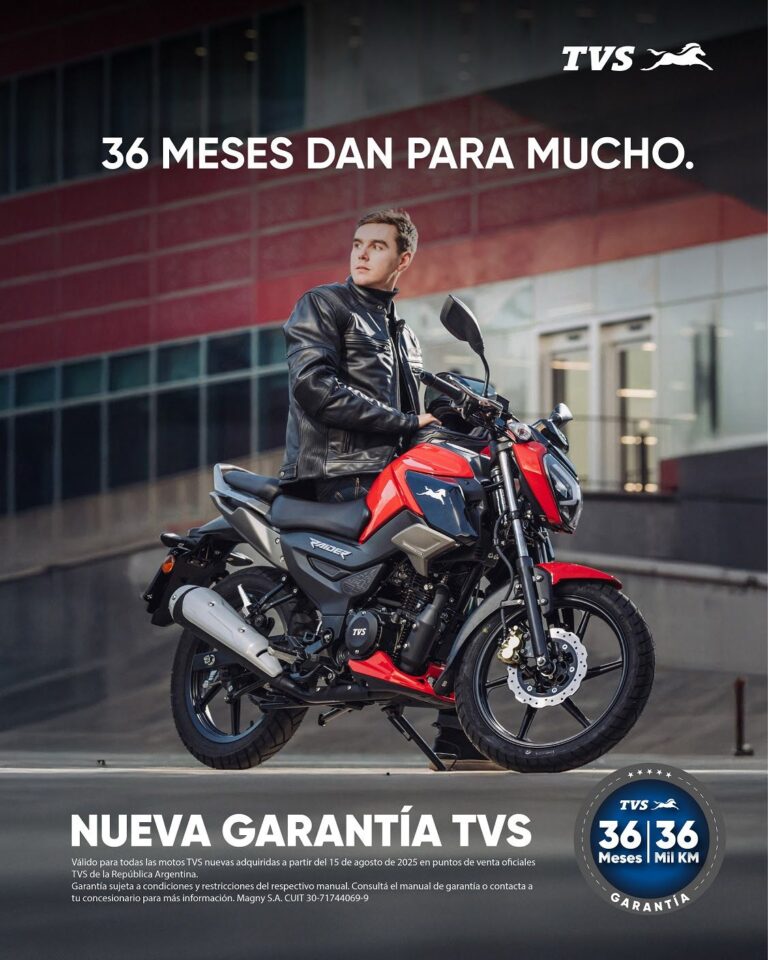 TVS extiende su garantía en la región a 36 meses o 36.000 kilómetros ...